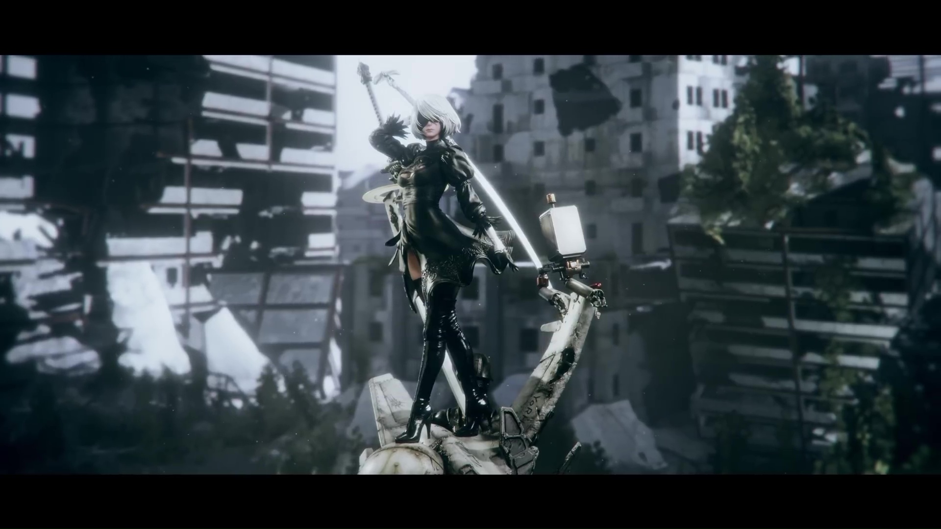 P1S《尼尔 机械纪元》2B雕像细节图公布_二柄APP