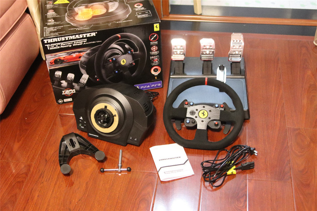 图马思特T300法拉利版方向盘＆手刹测评：犹如畅游在真实的赛道之上！ - 二柄 - 真玩家都在这里！提供PC/主机游戏资讯、工具、攻略、交流等的一站式服务